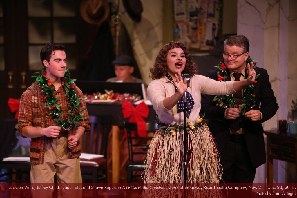 A 1940s Radio Christmas Carol musical | Broadway Rose Theatre Company